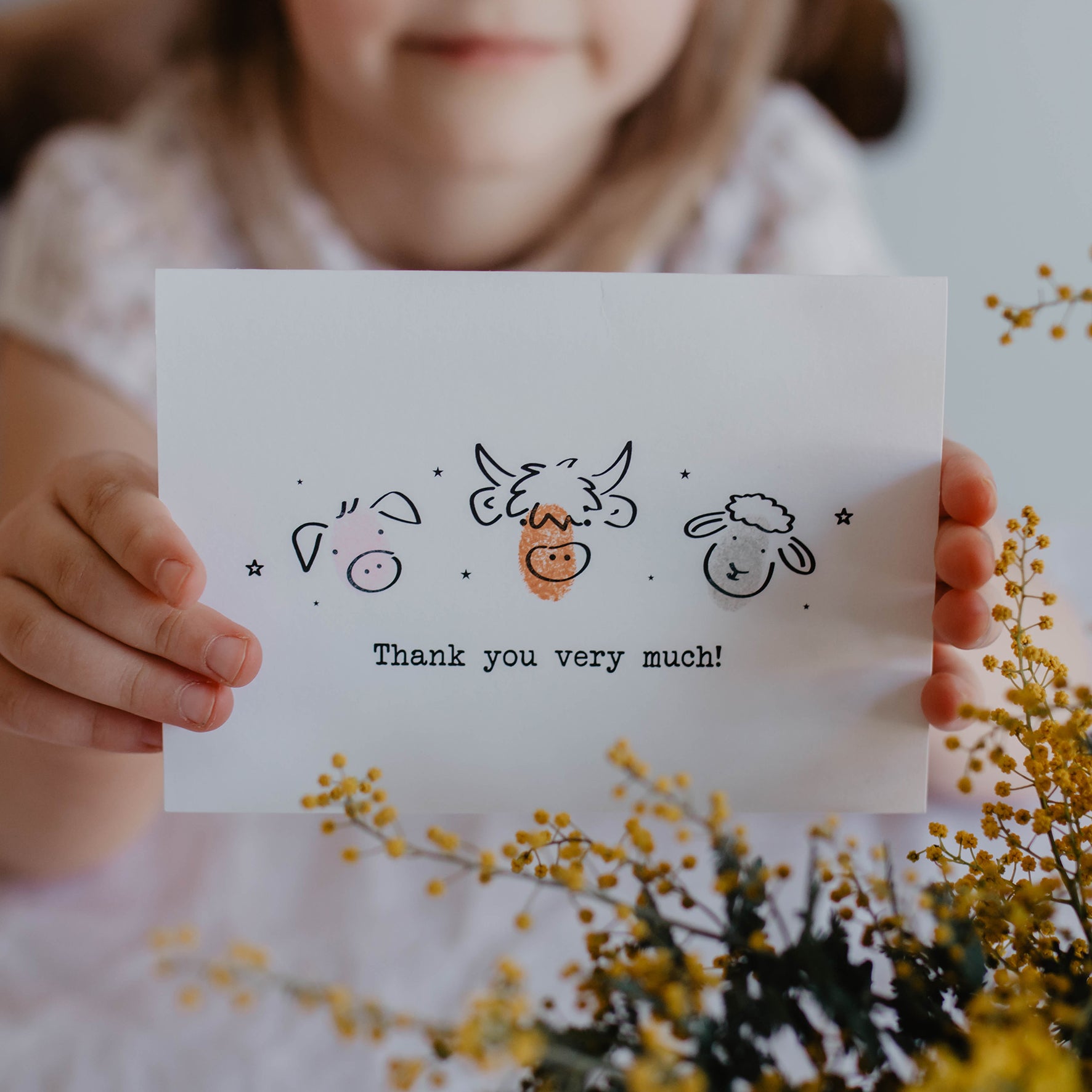 Thank You Card Kits – Festive Fingerprints