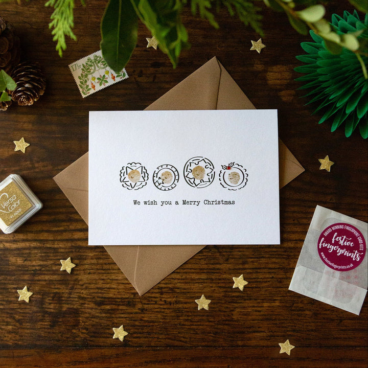 Personalised Fingerprint Cards and Invitations | Festive Fingerprints